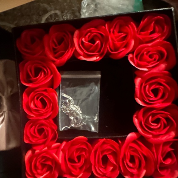 Jewelry | Eternal Roses Gift Box With Design Necklace 10 Languages Love ...